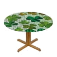 BANET St Patricks Day Round Tablecloth Checkered Buffalo Plaid ...