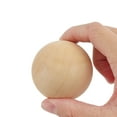 KOHAND 25 Pack 2 inch Round Wooden Balls, Natural Small Wood Craft ...
