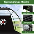 10x7ft Golf Practice Net with Tri-Turf Mat - Heavy-Duty Backyard ...