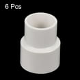 Uxcell 32x25mm PVC Reducer Pipe Fitting Straight Coupling Connector ...