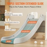 KFFKFF Toddler Slide for Indoor and Outdoor, Freestanding Kids Slide ...