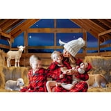 10x8ft Christmas Nativity Backdrop Nativity Stable Scene Backdrops Farm ...