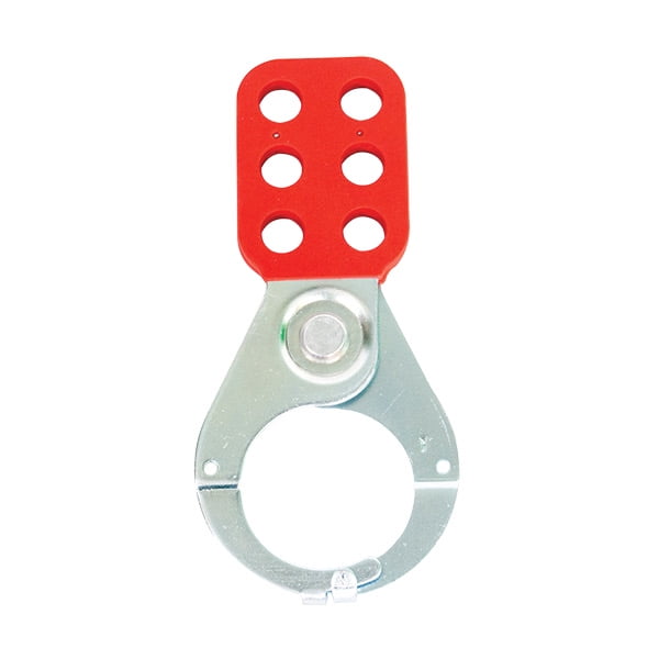 TruForce Safety Lockout Hasp, High-Security Steel w/ Tab & 1 1/2" Jaws ...