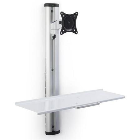 Displays2go Adjustable Monitor Display for Wall Mounting, Adjustable ...