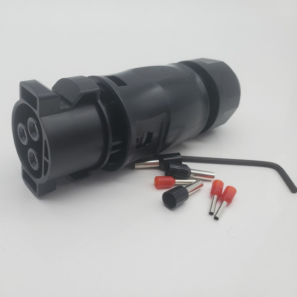 Waterproof 3P IP68 LY01 Female Connector Connection Cable Inverters Of ...