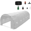 Quictent 20x10x6.6 FT Walk-in Greenhouse, Heavy Duty w/ Reinforced PE Cover, Green - Walmart.com