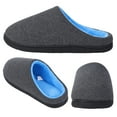 EastVita Slippers for Men and Womens Cozy Memory Foam Slippers Two-Tone ...