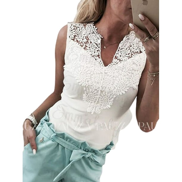 Tank Tops with Lace