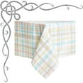 Spring Medley Pastel Plaid Cotton Rich Tablecloth 60x120 Oblong ...