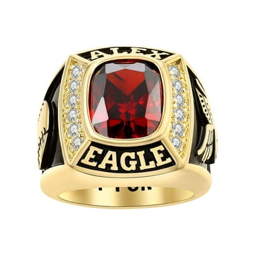 Keepsake Personalized Men's Square Class Ring - Walmart.com