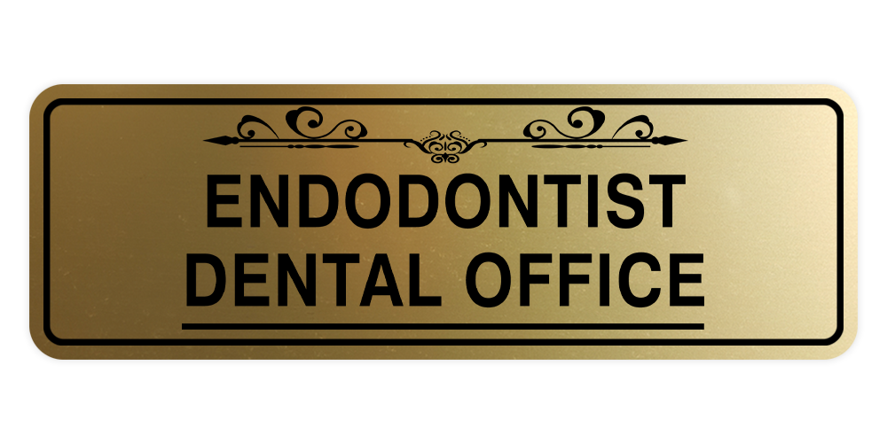 Signs ByLITA Standard Endodontist Dental Office Tooth Vector Sign ...