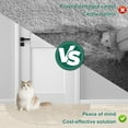 Semi-Circular Carpet Protector for Pets 2PCS, Plastic Under Door Cat ...