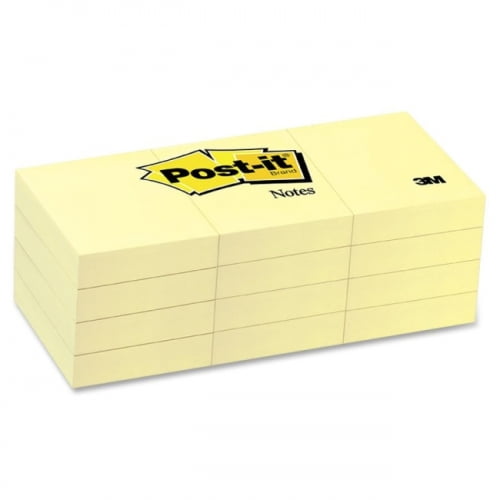 Click here for Post-It Notes 653  Canary Yellow  1-1/2 In X 2 In... prices