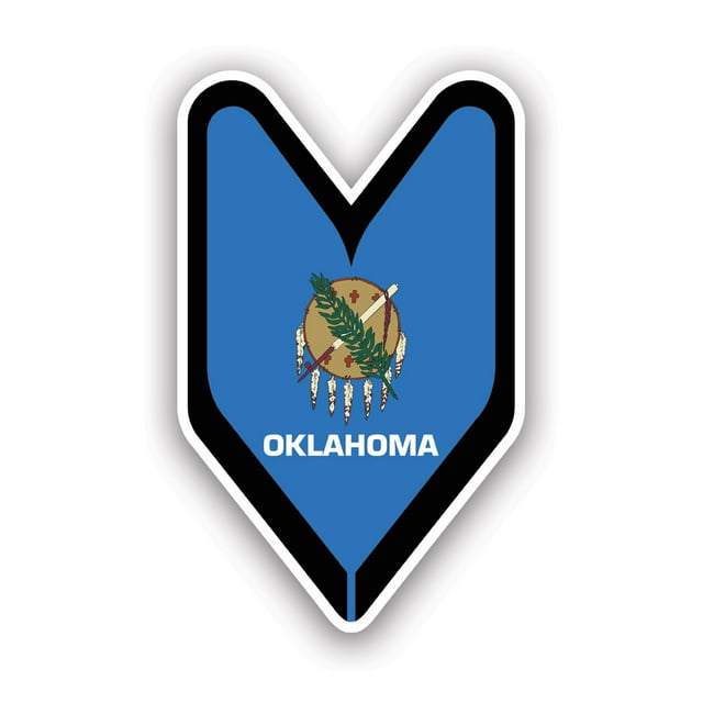 Oklahoma Driver Badge Sticker Decal - Self Adhesive Vinyl ...