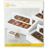 Wilton White Cardboard Bakery Packaging, 19 x 14-Inch Cake Boxes with ...