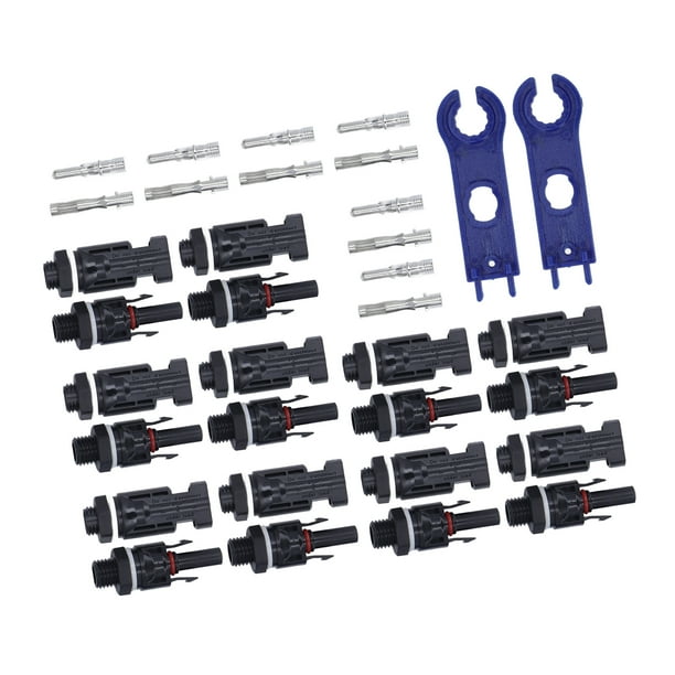 Solar Panel Cable Connector,42Pcs Solar Connector IP67 V Solar ...