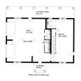 001-2075: Garage ICF 0 Bed, 1 Bath Luxury Home Plan, 1362 Sq Ft: Full ...