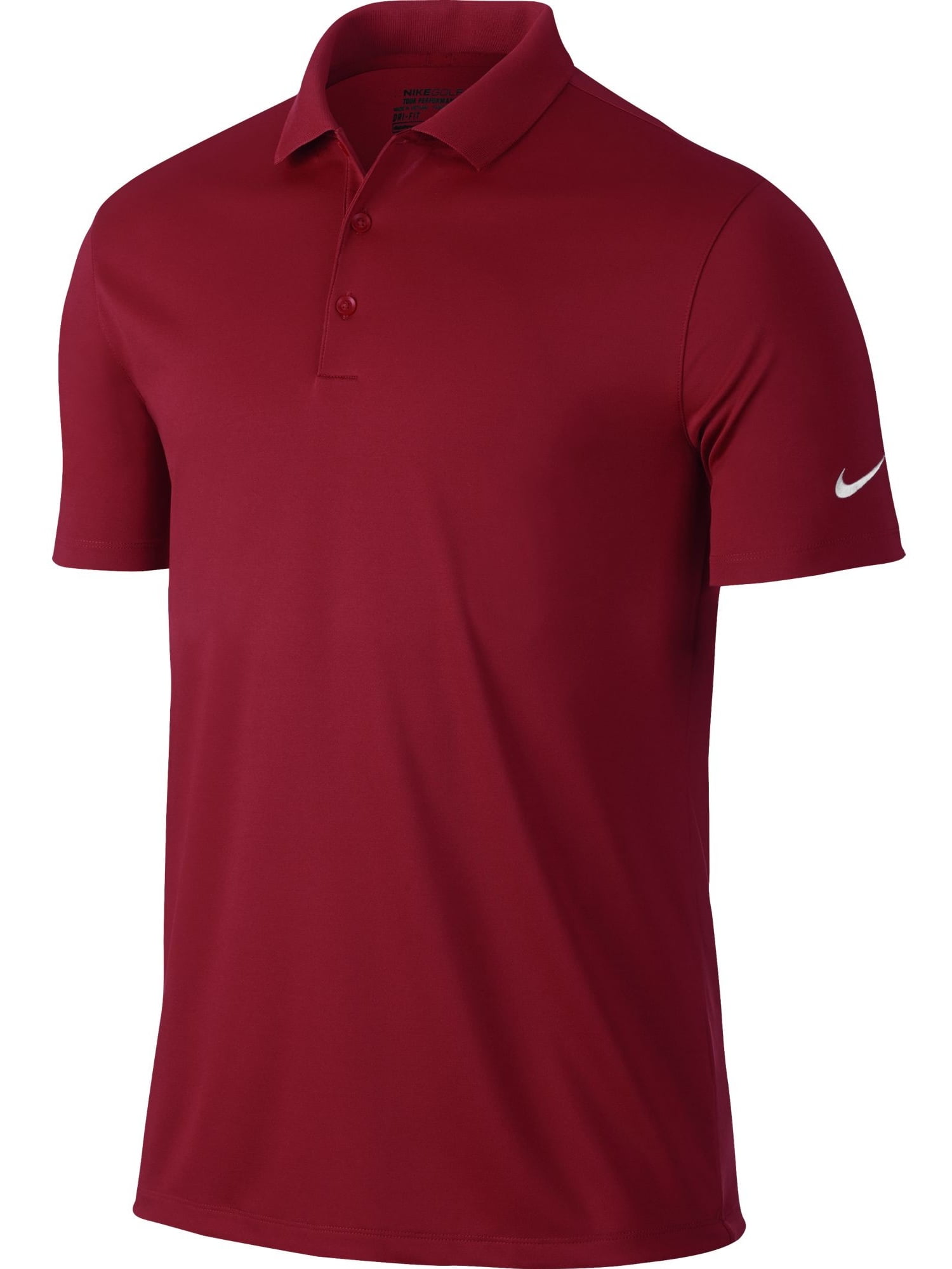 Nike Golf Victory Solid Polo (Gym Red/White) - Walmart.com