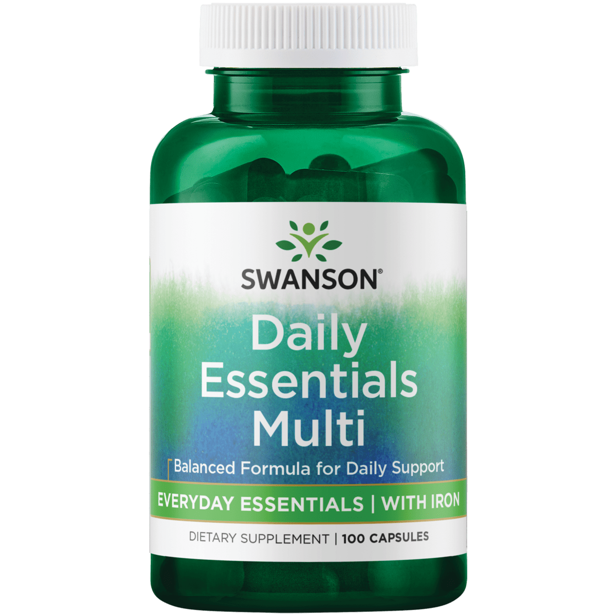 Swanson Daily Multivitamin and Mineral Capsules, 100 Count - Walmart.com