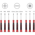 9-Piece Precision Screwdriver Set | Phillips #0, #00, #000 | Flat 1.5mm ...