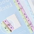 4/6/8Pcs Expandable Punched Pockets Clear Plastic Document Envelope ...