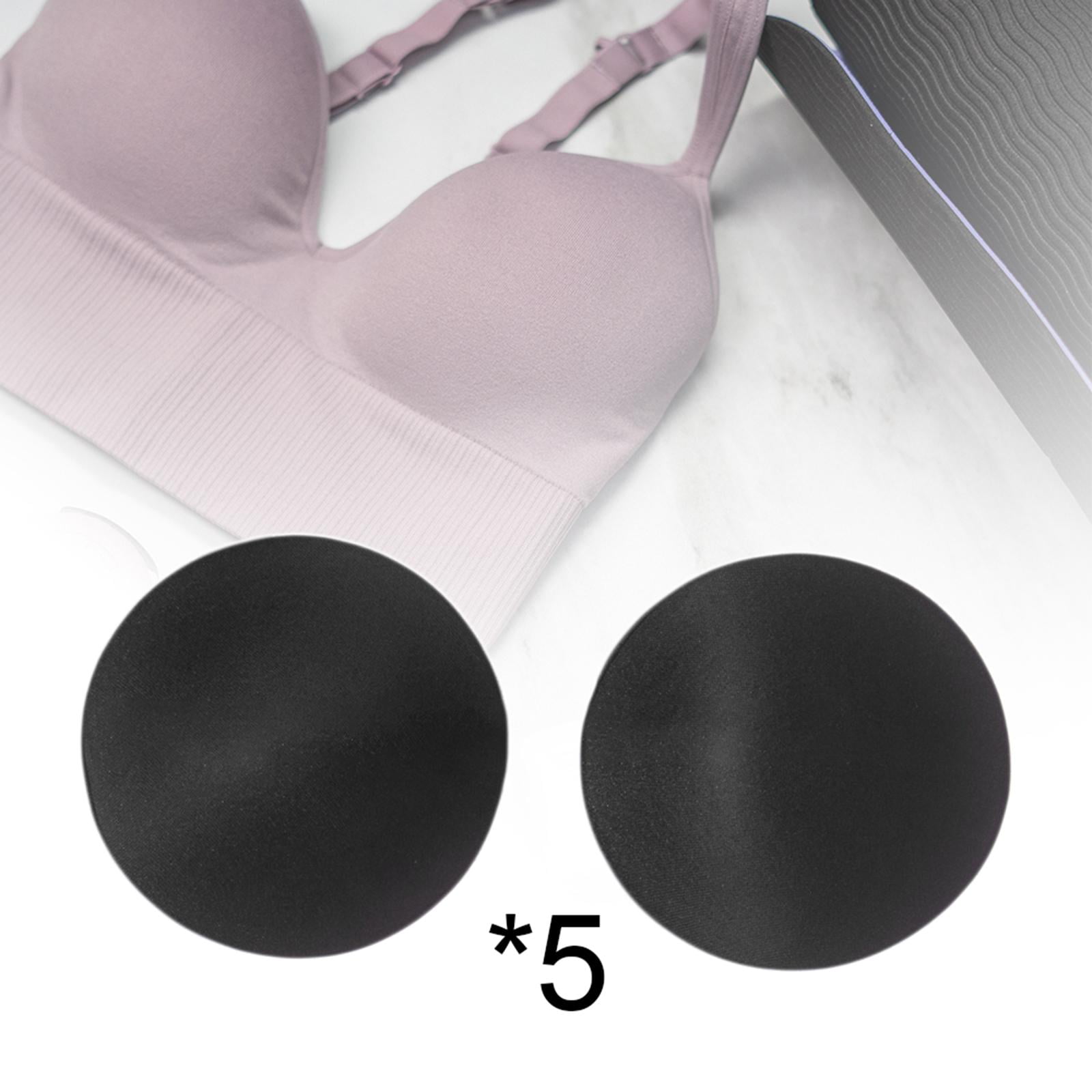 10Pc Pads Inserts Sponge Pads Foam Women Soft Bra Padding Cups Chest ...