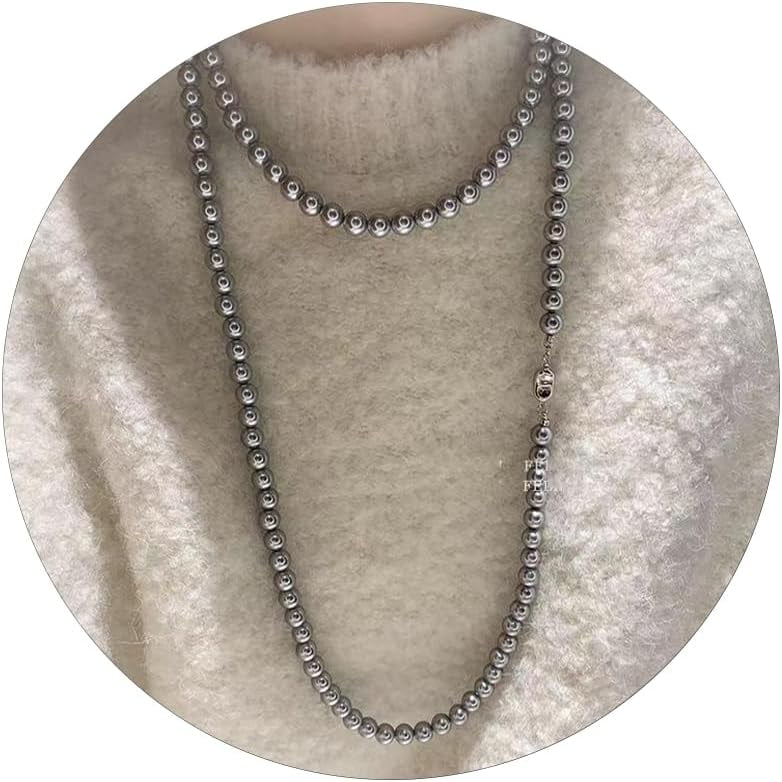 Click here for Hahdaxia Long Pearl Necklace Bead Pearl Necklace L... prices