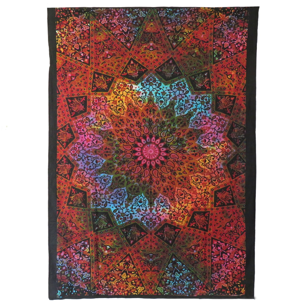 Indian Ombre Mandala Twin Tapestry Hippie Boho Beach Throw Tapestries ...