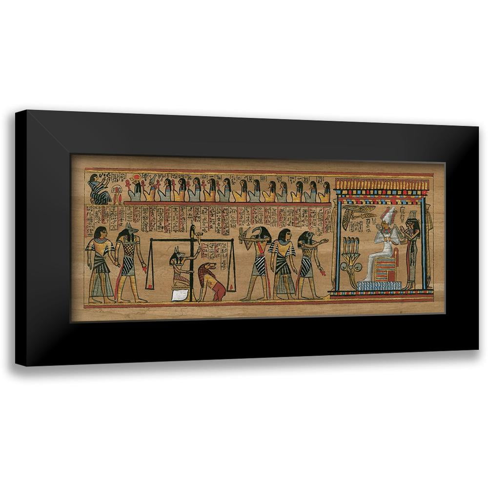 anonymous 14x8 Black Modern Framed Museum Art Print Titled - Egyptian ...