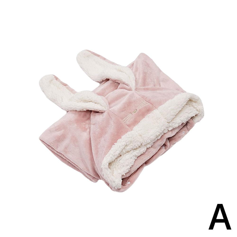 Click here for Wmool Bunny Ears Wearable Hooded Blanket - Warm &... prices