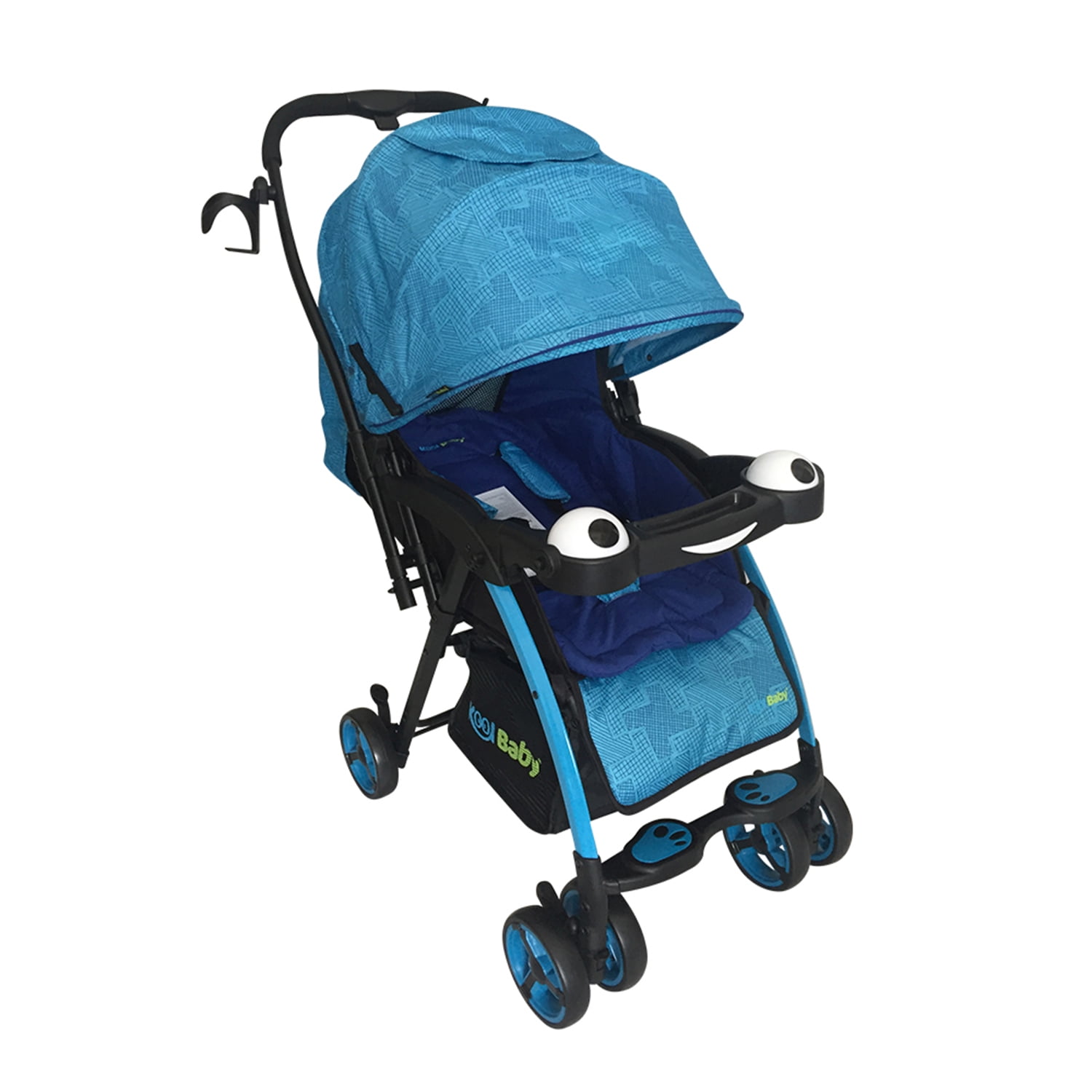 Carriola plegable para bebé Kool Baby Mod. CAR-102 Azul | Bodega ...
