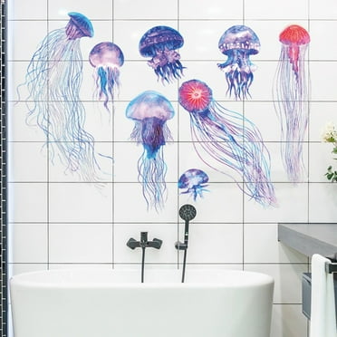 Ocean Wall Decals Stickers Art Under The Sea Wall Decals Nautical Beach ...