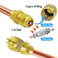 R134A A/C Refrigerant Freon Charge Hose with Gauge Set BPV31 Diagnostic ...