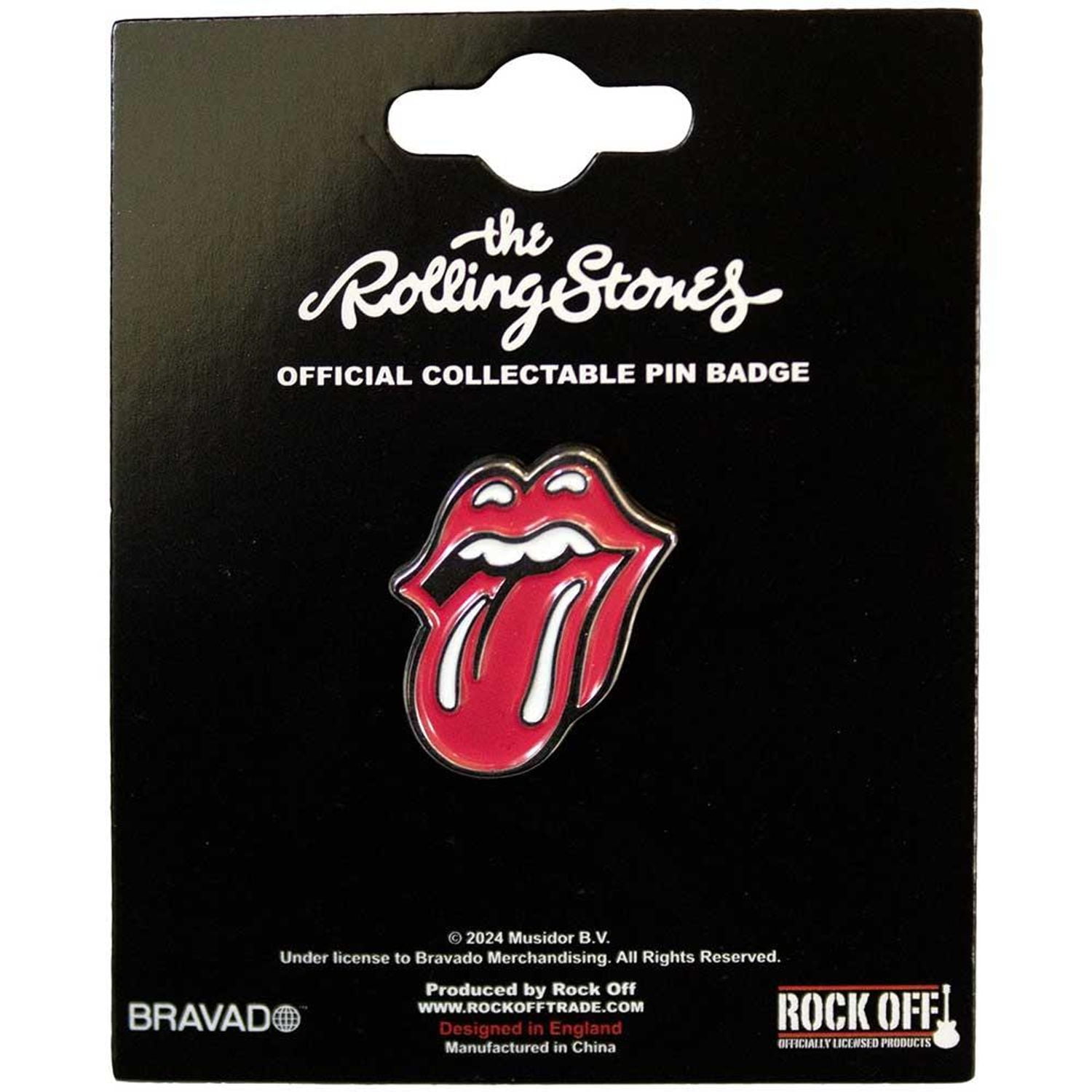 Click here for The Rolling Stones Classic Tongue Outline Badge prices