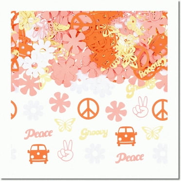 12Pcs Groovy Party Favor Boxes - Hippie Peace Bus Centerpiece ...