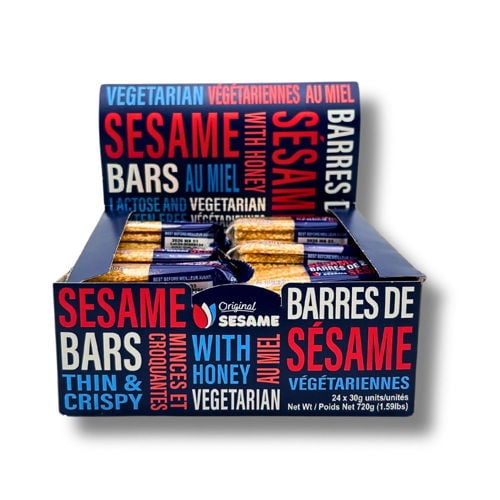 Click here for Original Sesame Sesame Bars With Honey 24 Pack 30g... prices