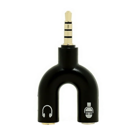 Xinxinyy 3.5mm Audio Splitter Type 2-in-1 Convenient Stereo Connector ...