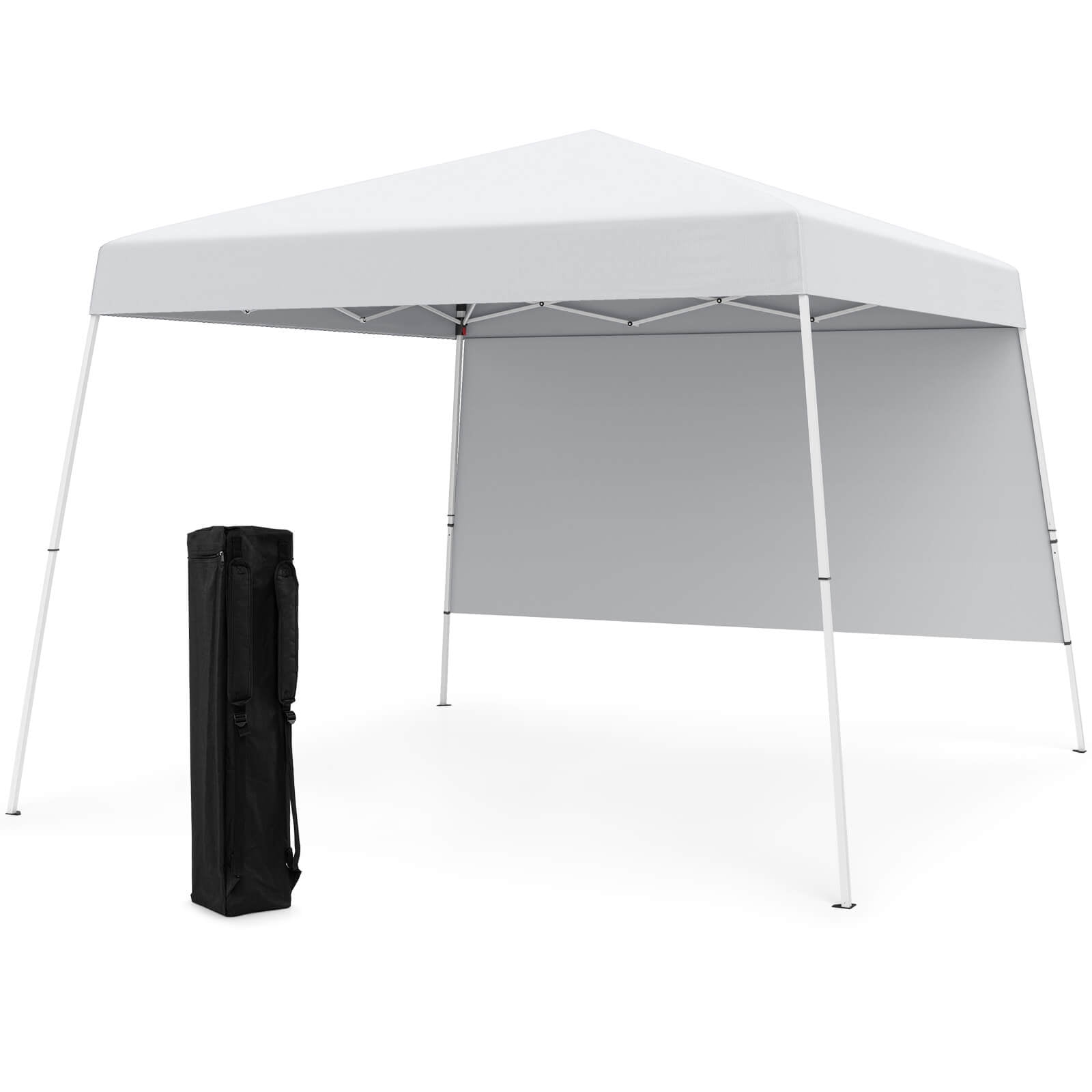 Click here for Costway 10 X 10ft Pop Up Canopy Tent With 1 Sidewa... prices