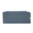 Pen+Gear 2 Piece Set Paperboard Paper Tray Desk Organizer Blue Linen ...