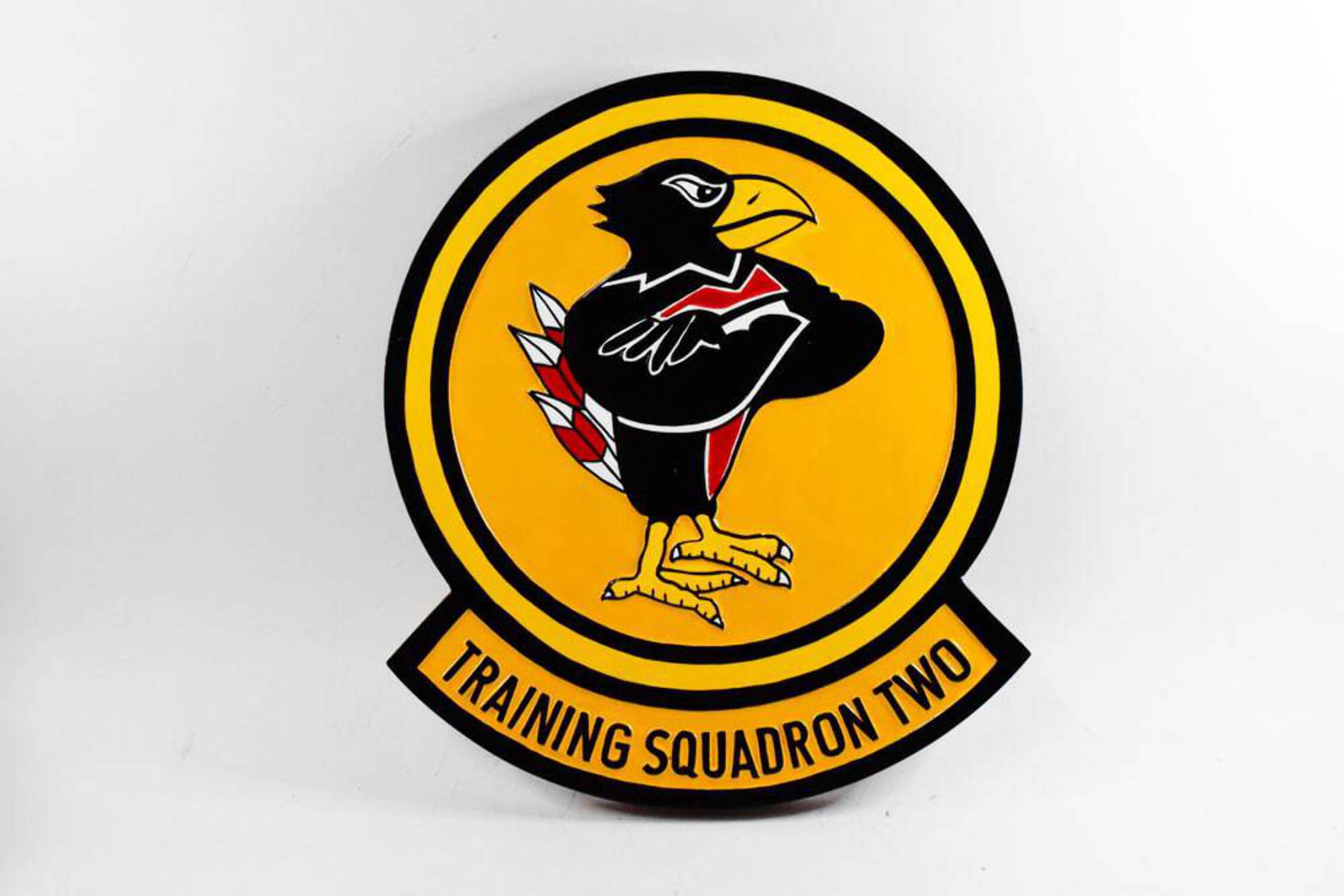 VT-2 Doerbirds (Buff) Plaque, 14, Mahogany, Navy - Walmart.com