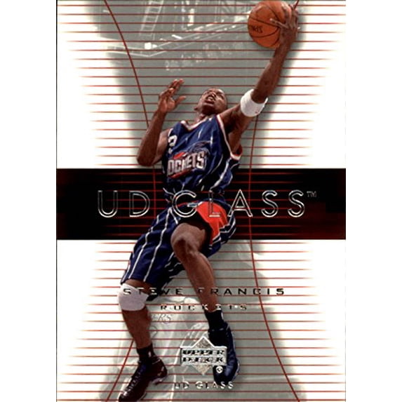 2003-04 UD Glass #18 Steve Francis NBA Basketball Trading Card ...