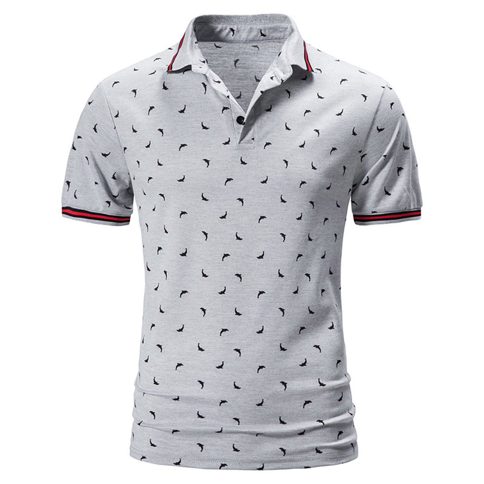 Click here for Pisexur Mens Short Sleeve Polo Shirts Casual Slim... prices