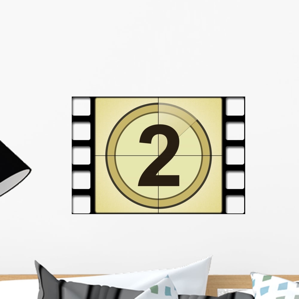 Movie Number 2 Wall Mural by Wallmonkeys Peel and Stick Graphic (18 in ...