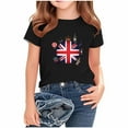 Avtoify Print Loose Summer Kids Short Sleeve Shirts Round Neck Top for ...