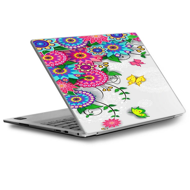 Skins Decals for Dell XPS 13 Laptop Vinyl Wrap / Flowers Colorful ...