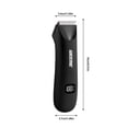 VTIN Body Hair Trimmer, Digital Power Display, Pubic and Groin Hair ...