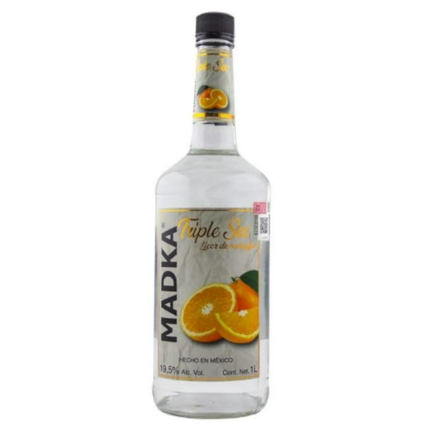 Pack de 2 Licor Madka Triple Sec de Naranjas 1 L 1 Madka Triple Sec de ...