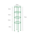 Garden Plant Support Rings Potted Plant Support Stakes for Indoor Bean ...