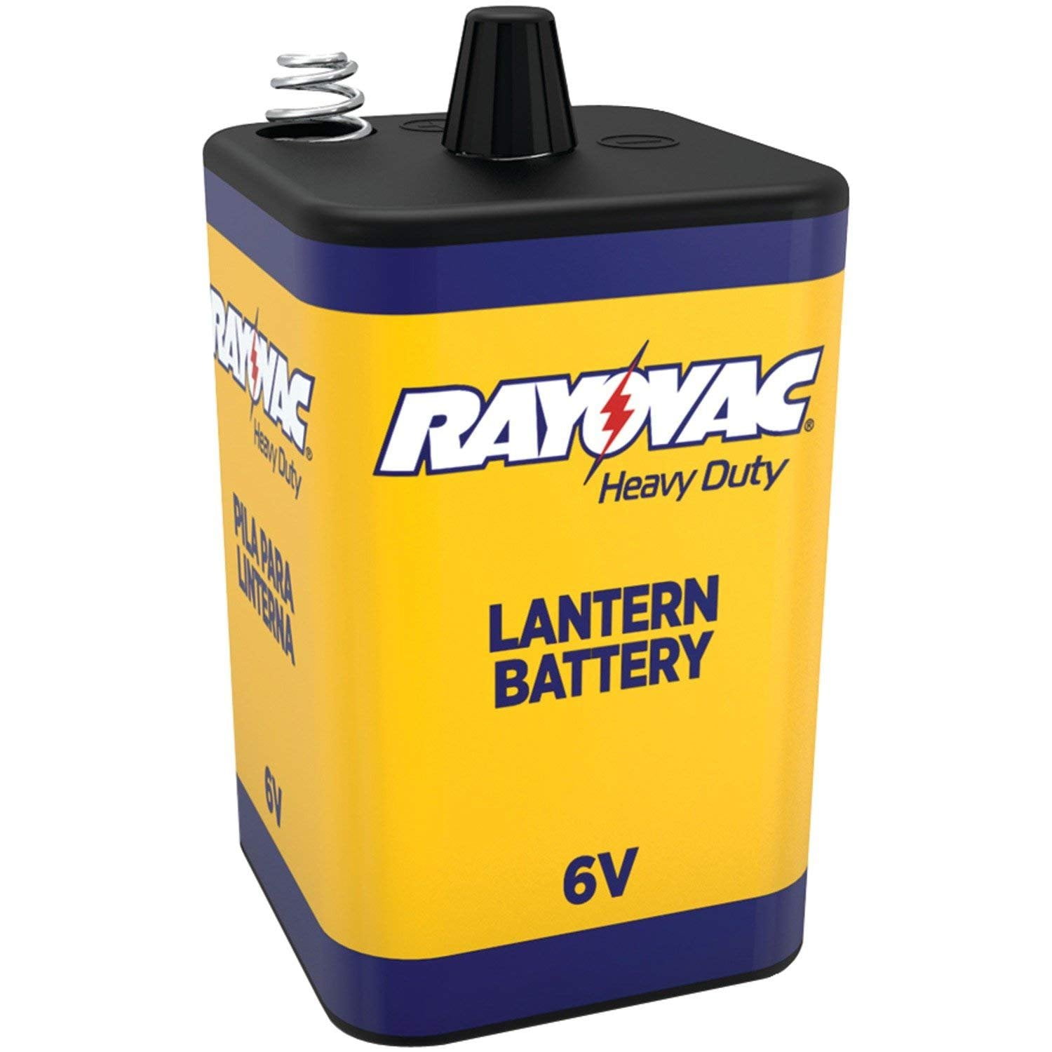 RAYOVACR 944R Heavy-Duty 6-Volt Lantern Battery with Spring Terminals ...