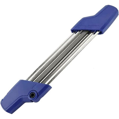 1 Set 4MM 2 in 1 Easy File Chainsaw Chain Sharpener Bar- Mounted Fast ...